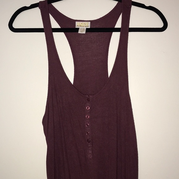 Amuse Society | Tops | Amuse Maroon Tank | Poshmark